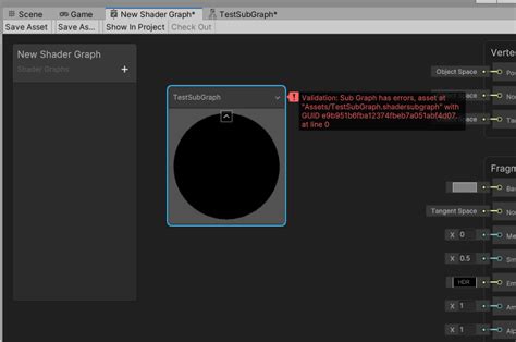 B16 Subgraph With Keywords Reports Error Unity Engine Unity Discussions
