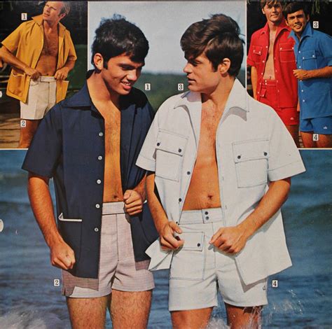Retro Mens Swim Trunks 1960s 1970s 1980s History