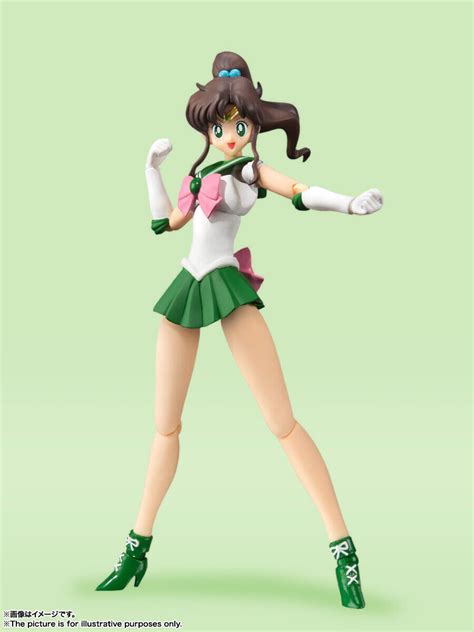 S H Figuarts Sailor Jupiter Animation Color Edition Sailor Moon Animestock OZ