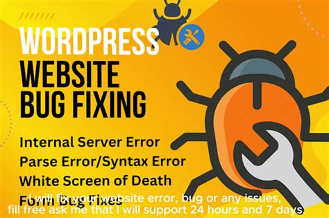 Fix Wordpress Issues Errors Bugs Css Provide Wp Help By