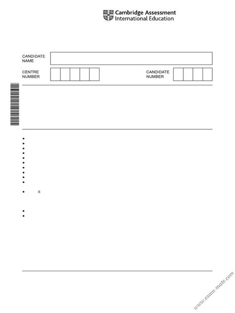 Cambridge Igcse Mathematics 058022 Pdf Mathematics Geometry