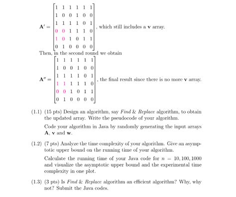 Solved 1 25 Pts Consider The Find And Replace Problem