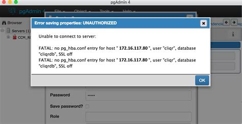 Khắc phục lỗi no pg hba conf entry for host trên PostgreSQL VinaScript