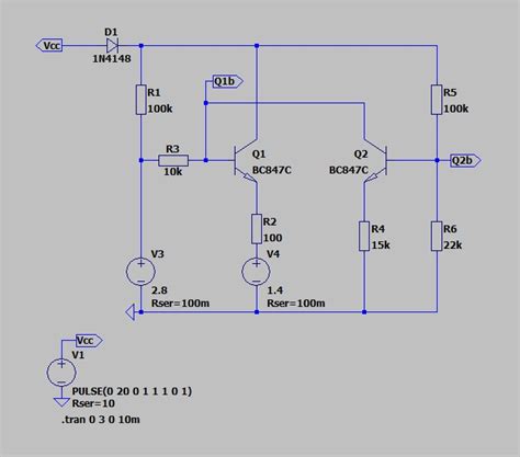 Transistors Creating A Circuit With Negative Differential Resistance Electrical Engineering