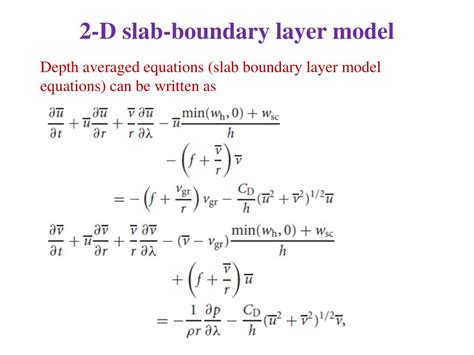 Ppt Modeling The 3 D Distribution Of Winds In Hurricane Boundary Layer Powerpoint Presentation