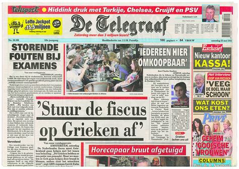 De Telegraaf De Telegraaf Is De Campagnekrant Voor Woedend Nederland