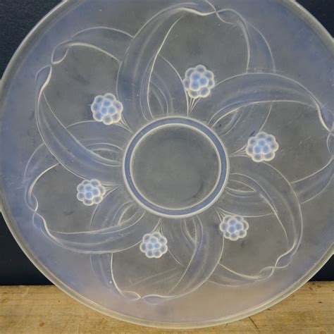 Grand Plat En Verre Opalescent Art Nouveau Le Palais Des Bricoles