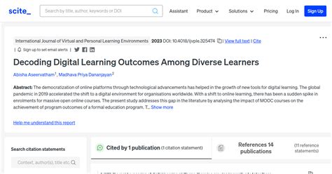 Decoding Digital Learning Outcomes Among Diverse Learners