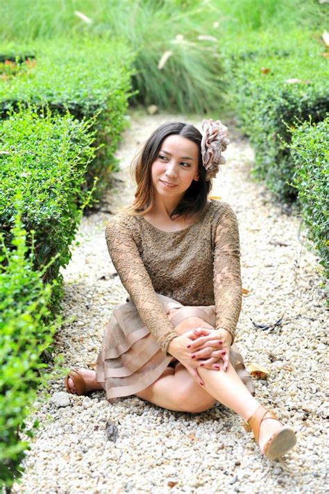 Nice Asian Girl Stock Image Image Of Mountain Autumn 28006037