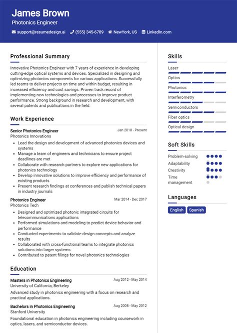 20 Rf Engineer Resume Examples And Templates For 2024 Top Tips