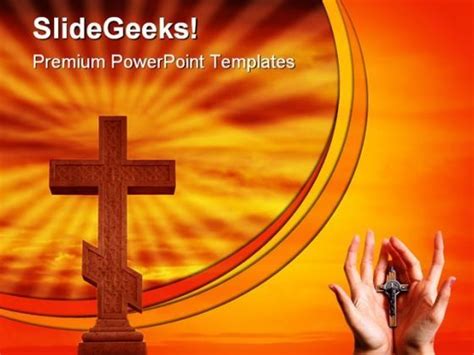 Cross Powerpoint Template Stunning Religious Easter Powerpoint