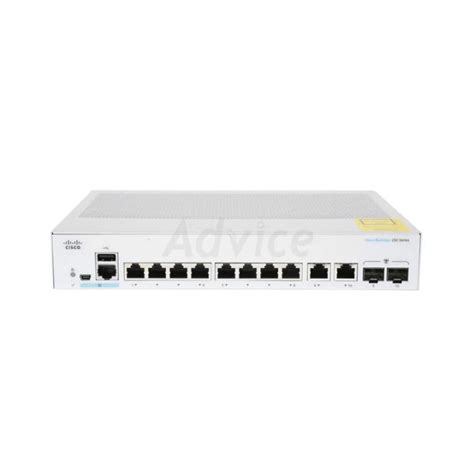 Cisco Gigabit Switching Hub 8 Port Cbs250 8t E 2g Eu 10 2 Gigabit Copper Sfp Combo Lazada