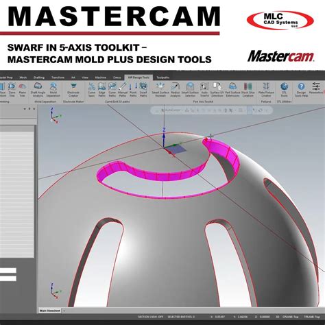 swarf toolpath with multiaxis license mlc cad systems llc posted on