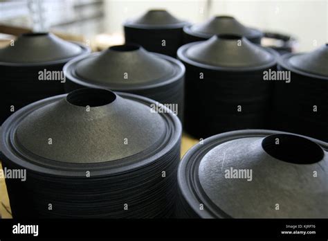Speaker Factory Detail Stock Photo Alamy