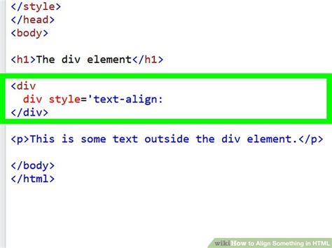 How To Align Something In HTML 10 Steps With Pictures WikiHow