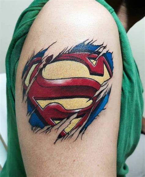 100 Compelling Superman Tattoo Designs With Meanings And Ideas Body Art Guru
