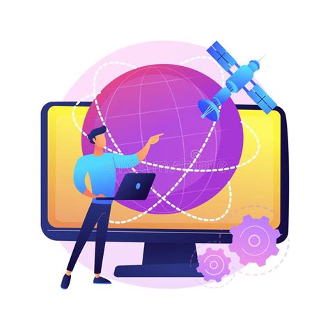 Global Web Connection Abstract Concept Vector Illustration Stock Vector Illustration Of Global