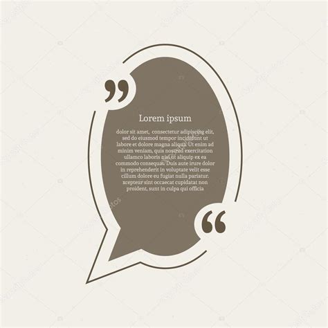 Quotation Mark Speech Bubble Stock Vector By © 99220174
