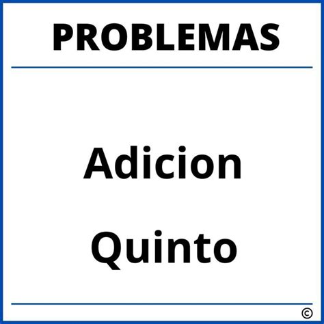 Problemas De Adicion Para Sexto Grado De Primaria Pdf