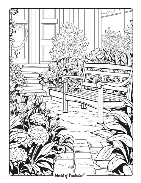 Printable Garden Coloring Pages 2025