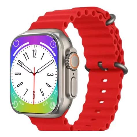 Universal Reloj T900 Ultra Smartwatch Rojo Recibe Llamadas
