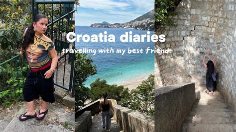 Dubrovnik Diaries 🌺 Exploring Croatia Hidden Beach Tanning Drinking