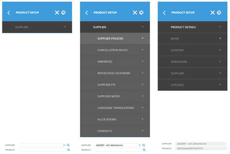 About The Tourplan Nx Menu