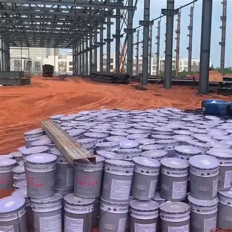 중국 강철 빔 화재 방지 페인트 공급 업체 제조 업체 공장 직접 가격 Huacheng