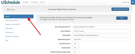 Creating A Multi Day Event Uschedule Knowledge Base
