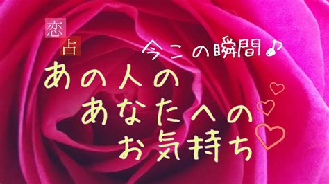 見た時がタイミング⭐️今この瞬間のあの人のあなたへのお気持ち♥️恋占い💕 Youtube