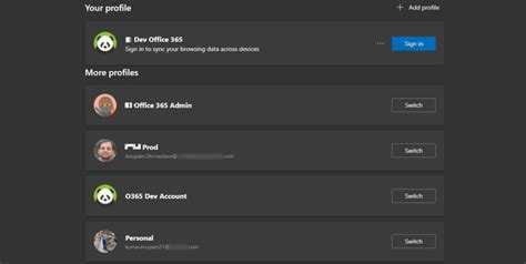 Easily Switch Between Multiple Accounts In Office 365 With Edge Cloud Decoded