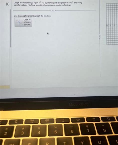 Solved K 62 Graph The Function Fx X4² 3 By Starting