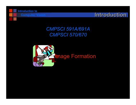 Pdf Introduction To Computer Vision Introductionintroduction
