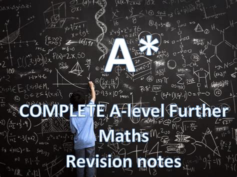 A Level Further Maths Revision Notes Bundle Teaching Resources