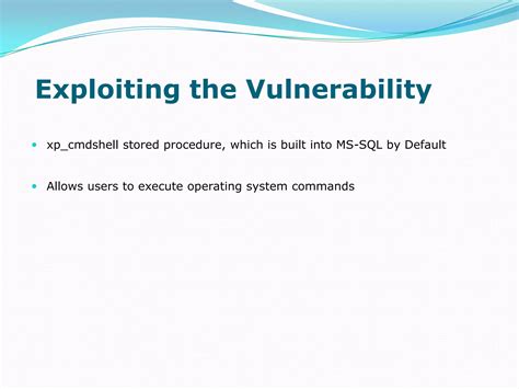 Sql Injection Exploit Ppt