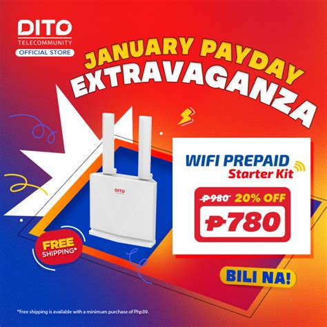 Dito Home Wifi Prepaid Starter Kit With Gb Data Lazada Ph