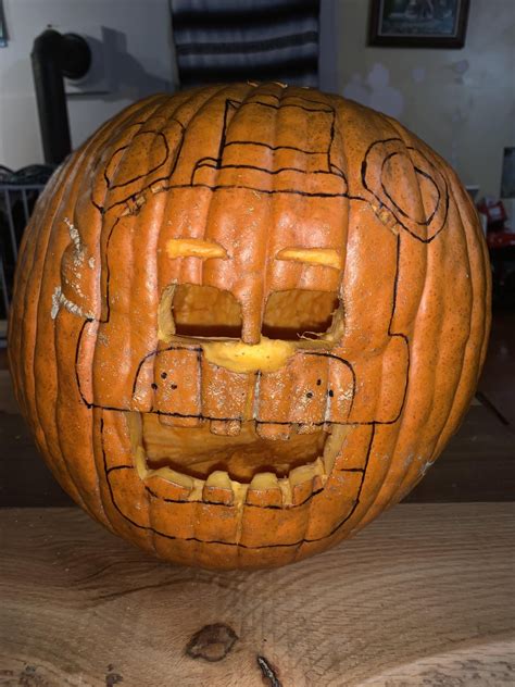 This Fnaf Pumpkin I Made R Fivenightsatfreddys