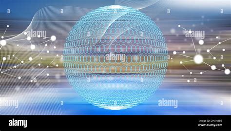 Illustration Of A Global Connection Concept Stock Photo Alamy