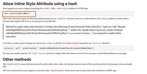 Bug Inline Styles Blocked By Csp `style Src` Header · Issue 12580 · Carbon Design System