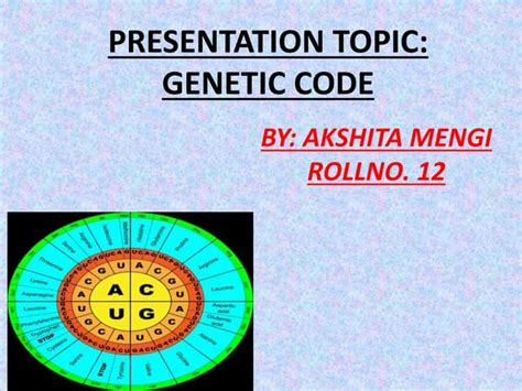 genetic code 2 pptx