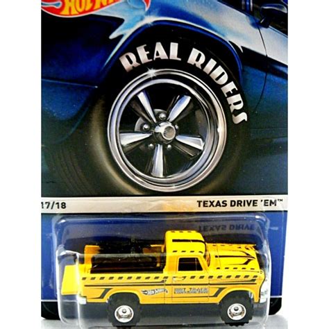 Hot Wheels Real Riders Texas Drive Em 4x4 Pickup Truck With