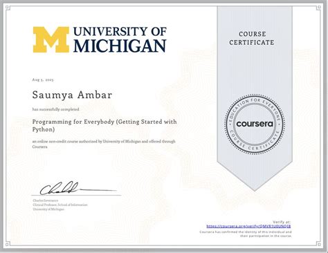 Python Programming Coursera Continouslearning Techjourney Saumya