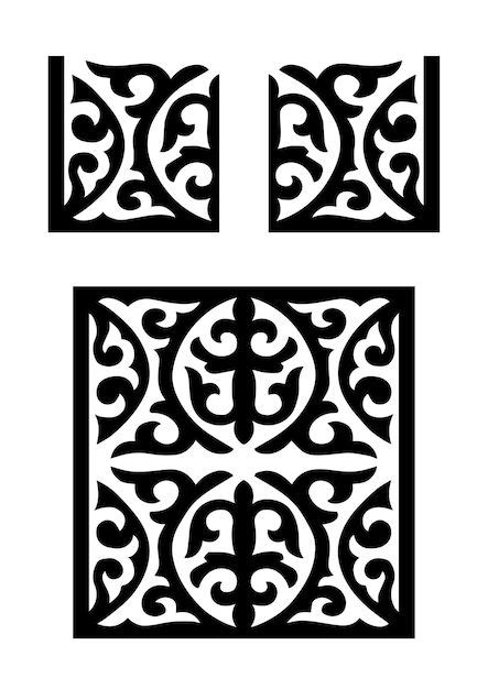 казахский орнамент Премиум вектор Орнаменты Вектор Проекты