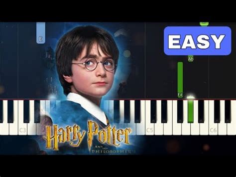 Harry Potter Main Theme Easy Slow Piano Tutorial Youtube