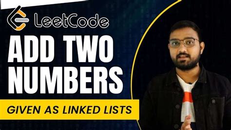 Add Two Numbers Given As Linkedlists Amazon Microsoft Facebook