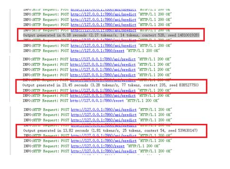 黄赟 On Twitter 生成的速度，真太喜感了，123 Tokens ， 哈哈哈哈哈 Sg9jliw1nh Twitter