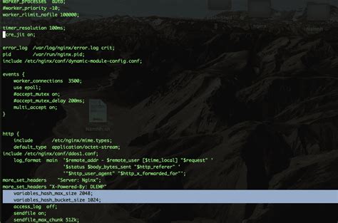 Sửa Lỗi Nginx Warn Could Not Build Optimal Variableshash