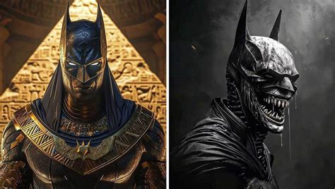 هوش مصنوعی بتمن را با چهره های غیر منتظره ای نمایش داد عکس