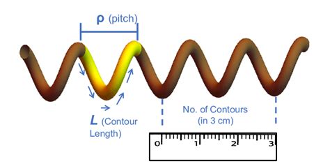 Contour Length Number Of Contours And Pitch Geometric Parameters Download Scientific Diagram