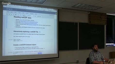 Unidata Python Workshop Monday June 20 Part 4 Reading Writing Netcdf Youtube